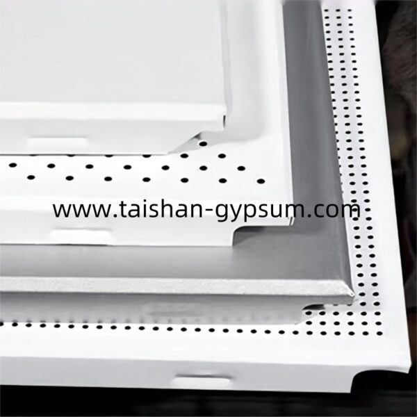 Powder Coated Aluminum Ceiling With Perforated Holes With White Black ...