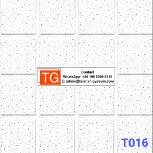 Mineral Fiber Suspended Ceiling Tiles Panels - Taishan Ceiling Wall Systems